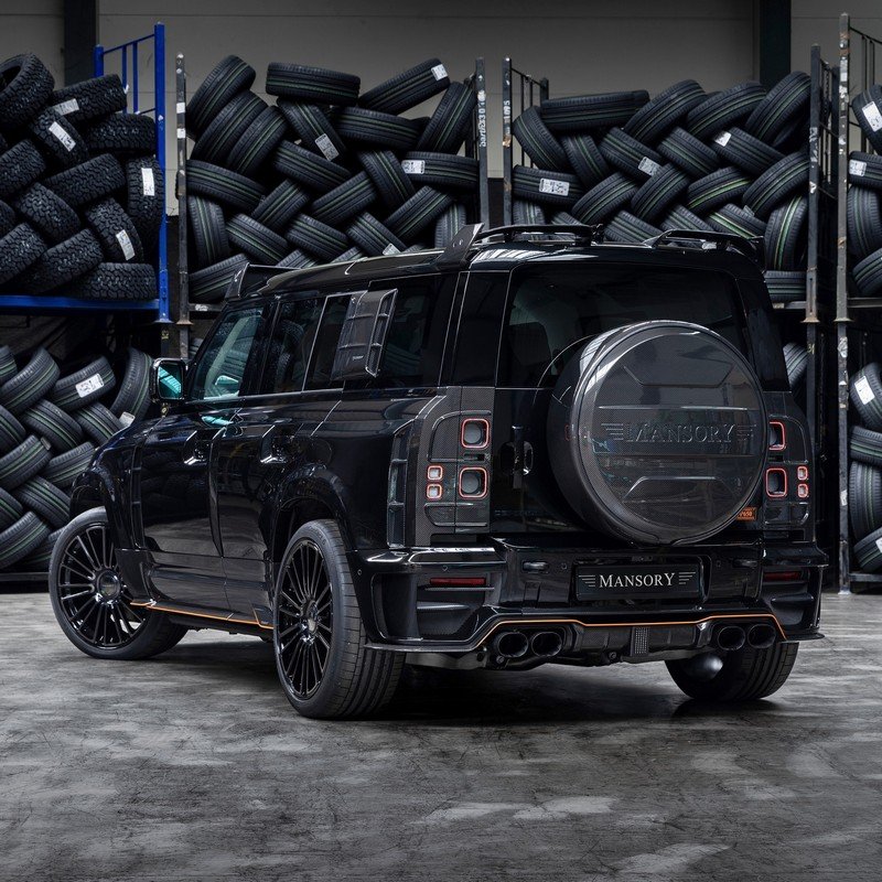 Mansory Transforms Land Rover Defender 110 with Bold Design and 650 ...