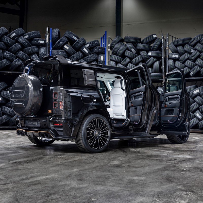 Mansory Transforms Land Rover Defender 110 with Bold Design and 650 ...